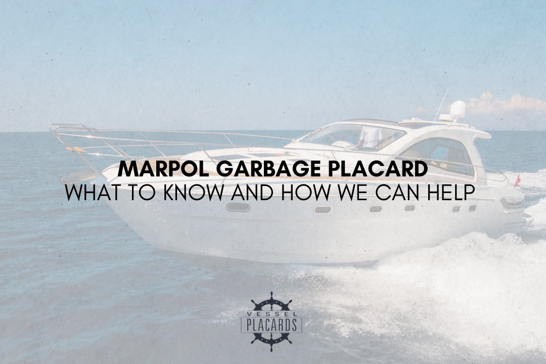 MARPOL Garbage Placard | Garbage Dumping Placard